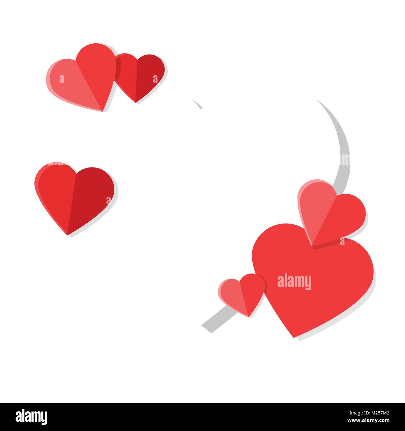 Red retro valentines day Stock Vector Images - Alamy