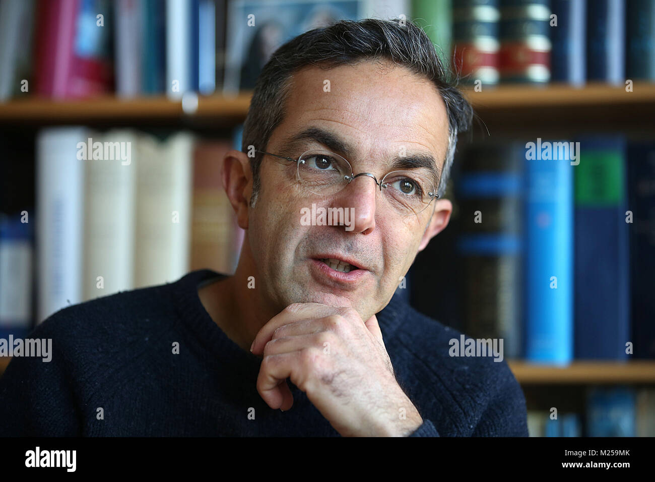 Cologne, Germany. 05th Feb, 2018. Navid Kermani, writer and orientalist ...