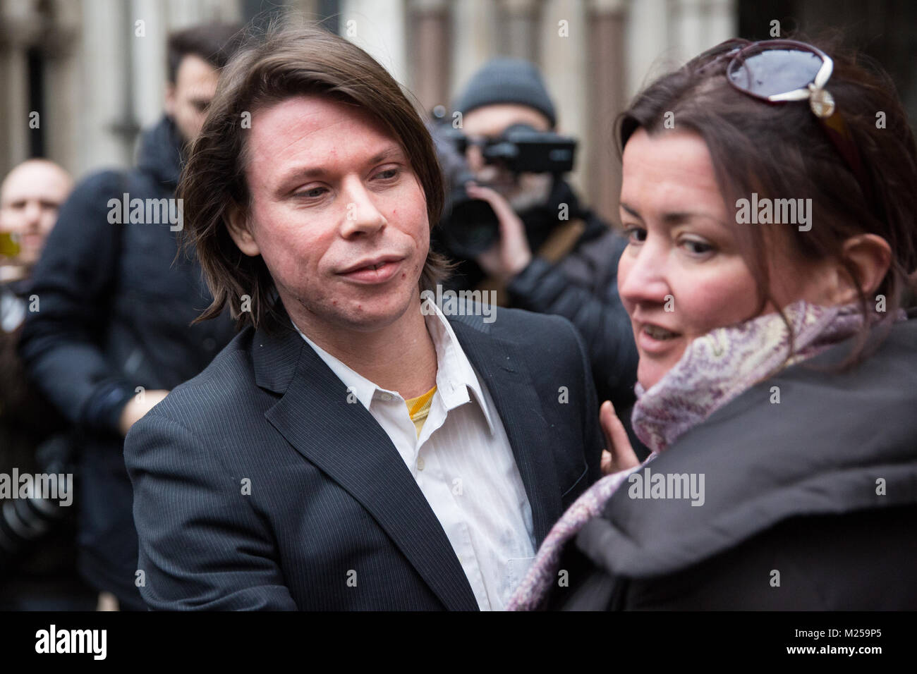 London, UK. 5th February, 2018. Alleged computer hacker Lauri Love ...