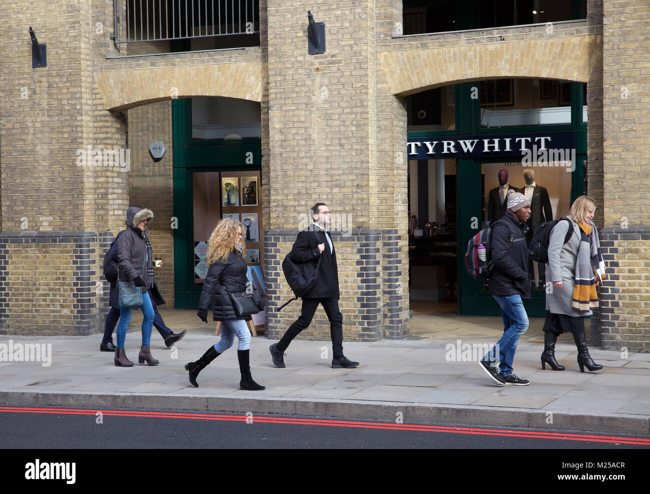 London,UK,5TH February 2018,Dull, cold and miserable by London Bridge ...
