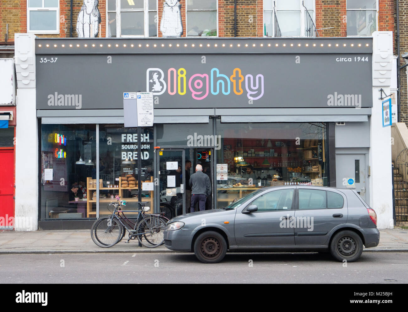 Blighty cafe london hi-res stock photography and images - Alamy
