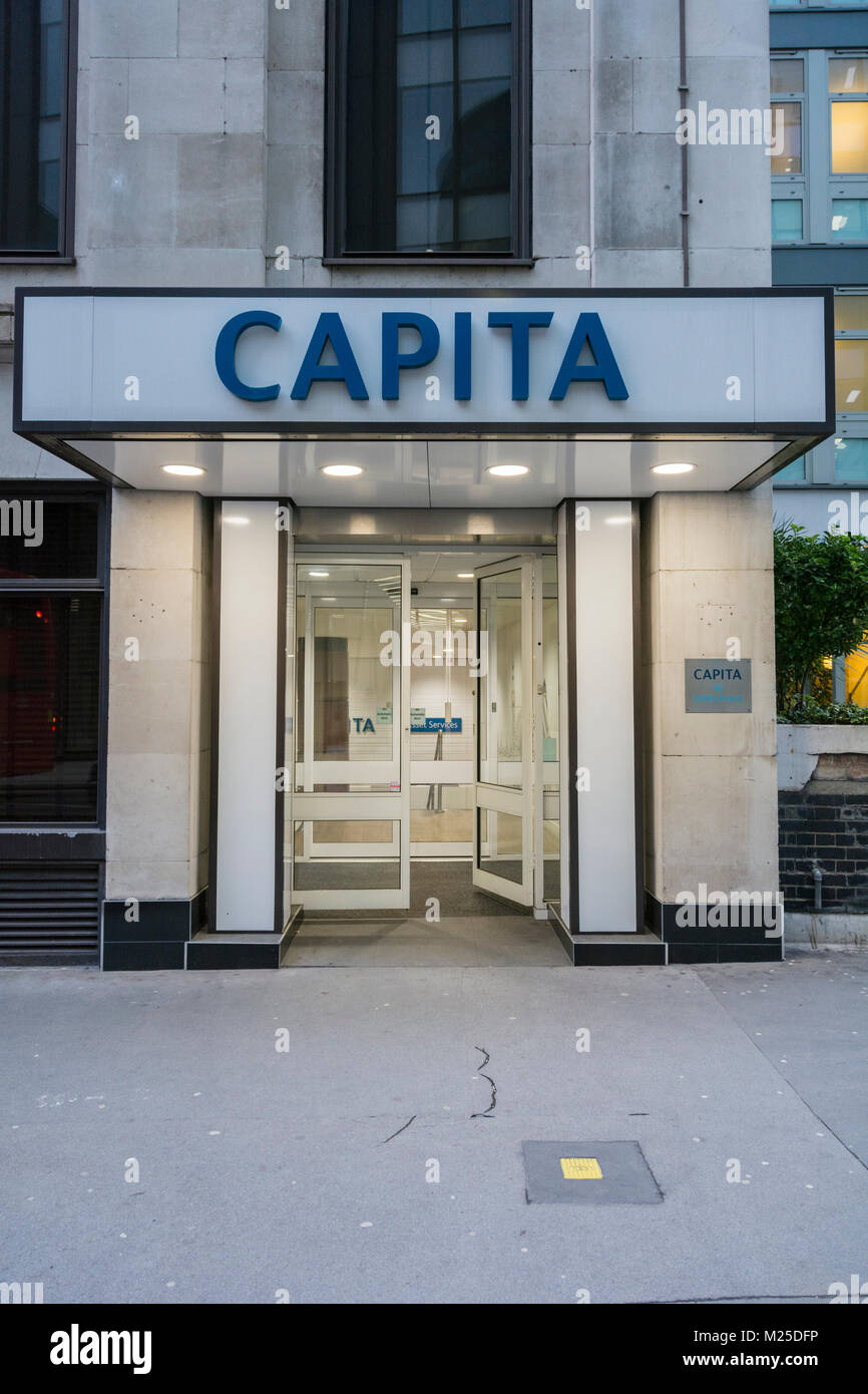 Capita signage hi-res stock photography and images - Alamy