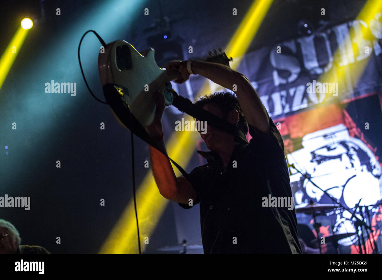 Zagreb, Croatia. 4th February, 2018. Punk rock band UK SUBS on 40 ...