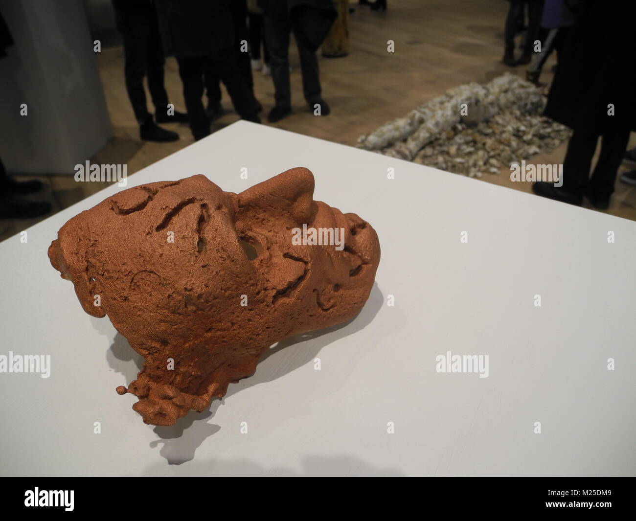 The sculpture 'The Death of Abel' was fashioned from numerous molluscs ...