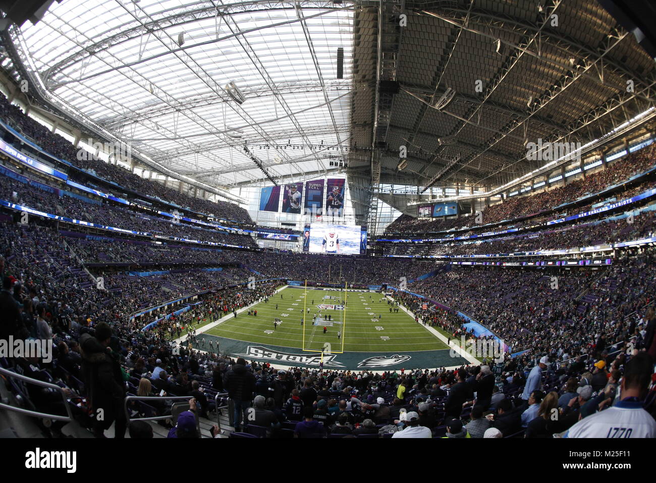 Us bank stadium minneapolis interior hi-res stock photography and ...