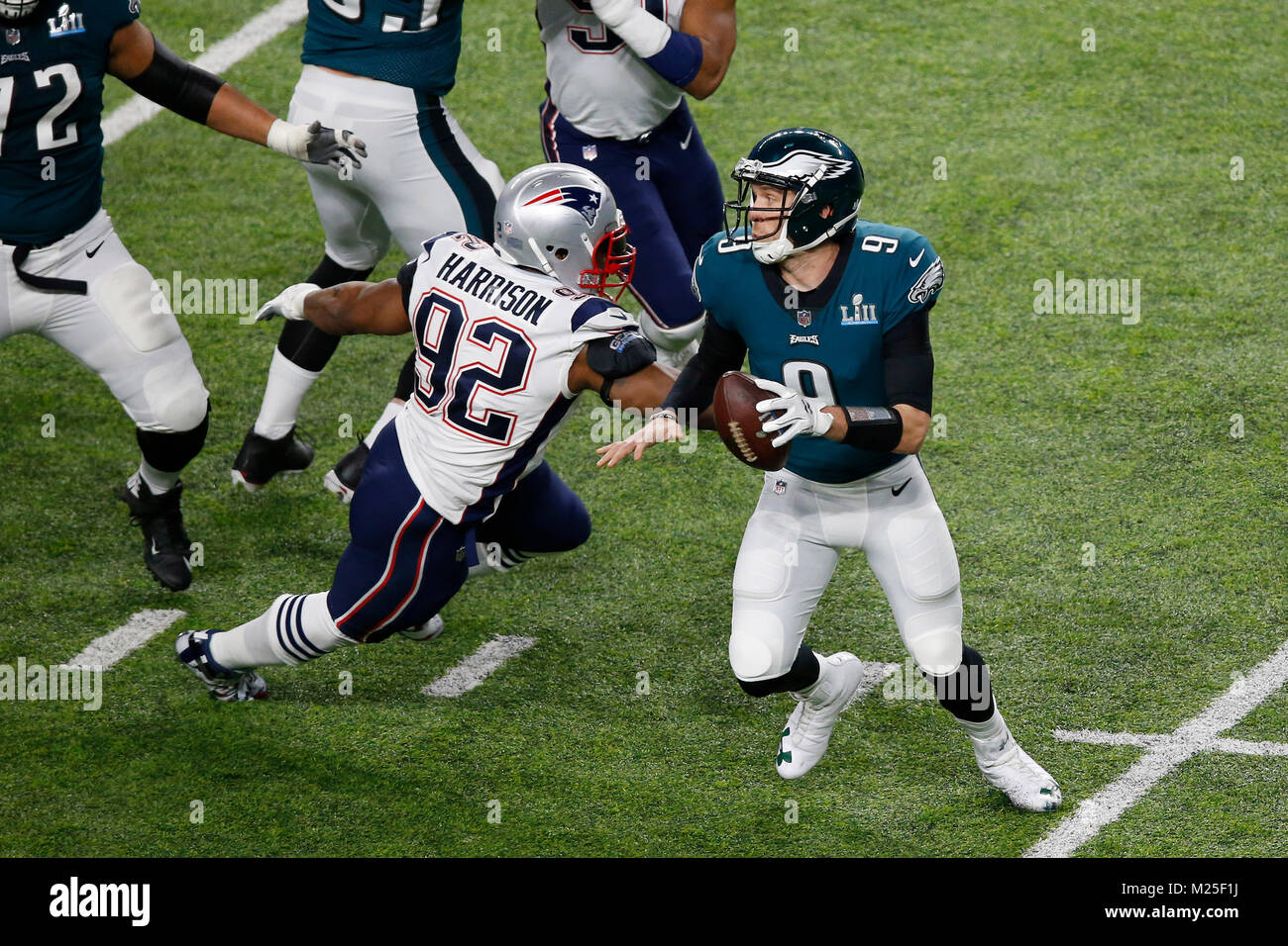 February 04, 2018 Philadelphia Eagles quarterback Nick Foles (9 ...