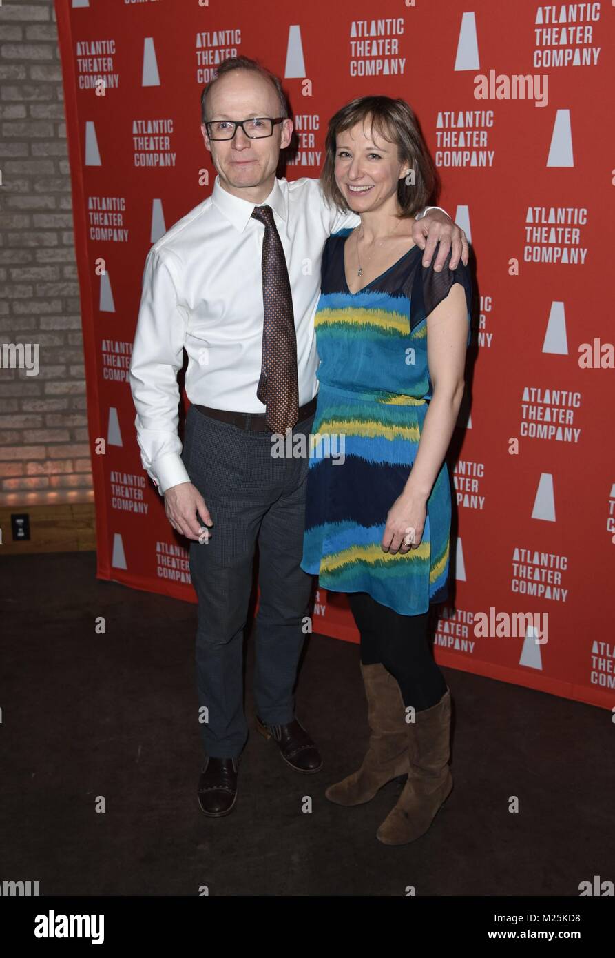 New York, NY, USA. 5th Feb, 2018. Richard Hollis, Guest at arrivals for HANGMEN Opening Night ...