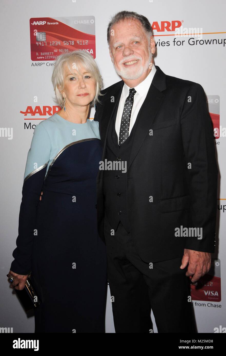 Beverly Hills, CA. 5th Feb, 2018. Taylor Hackford, Helen Mirren at ...
