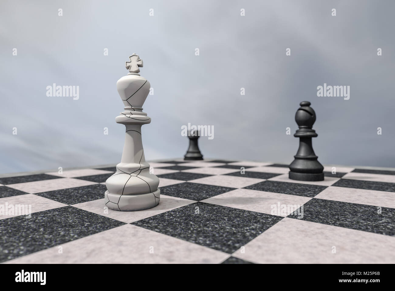 Broken king chess piece hi-res stock photography and images - Alamy