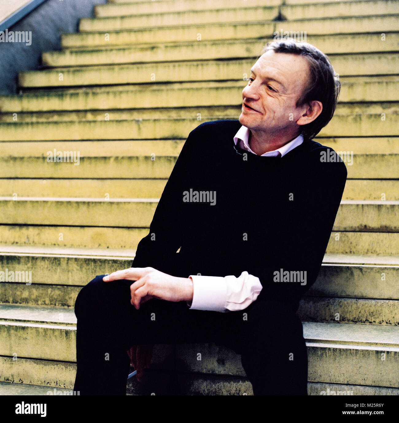 Mark E. Smith lead singer of the Fall band photographed in Islington ...