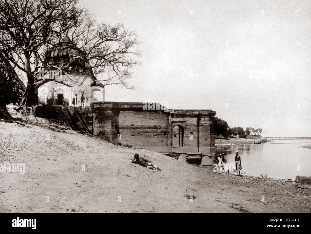 c. 1880s India - Satti Chaura Ghat or Massacre Ghat in Kanpur, Cawnpore ...