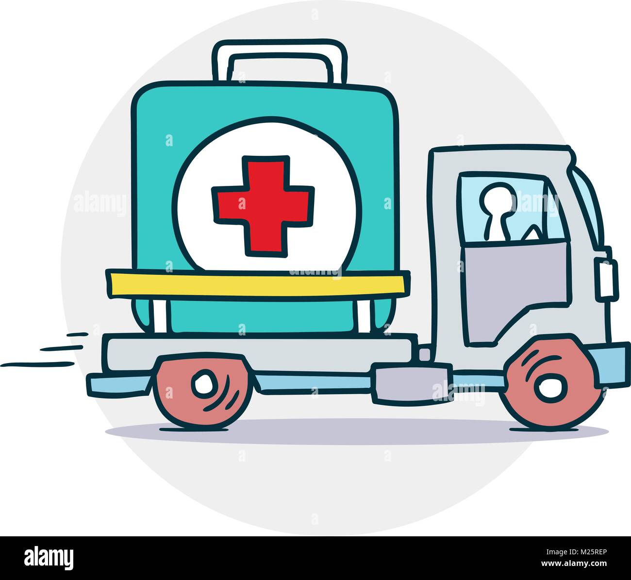 Delivery of medical aid icon Stock Vector Image & Art - Alamy