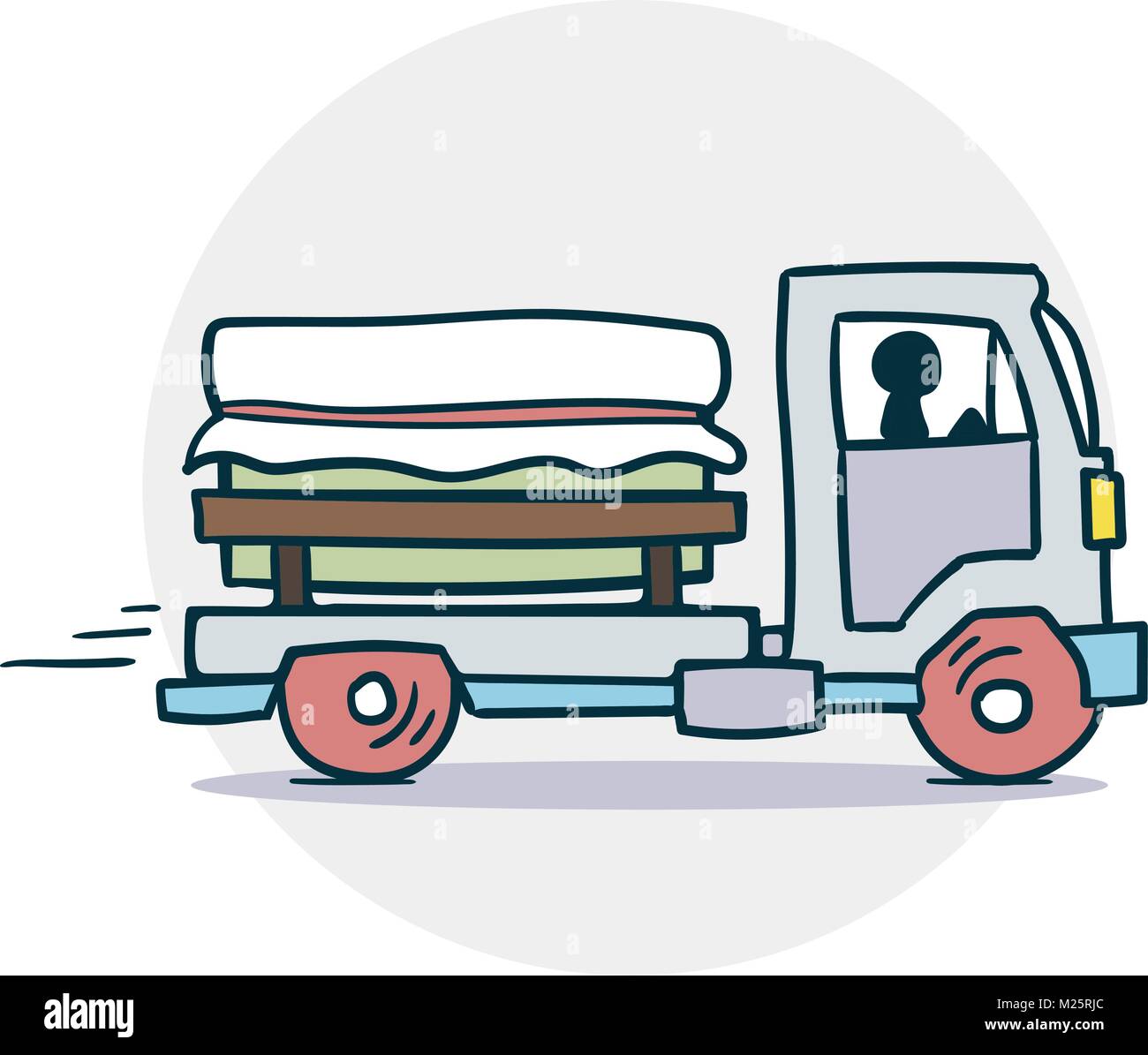 Cargo delivery sticker Stock Vector Images - Alamy