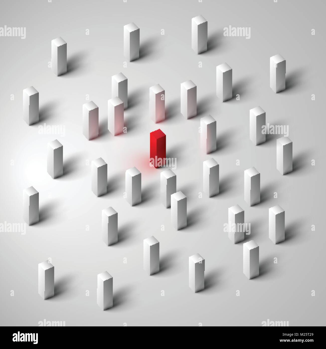 Red and grey figures hi-res stock photography and images - Alamy