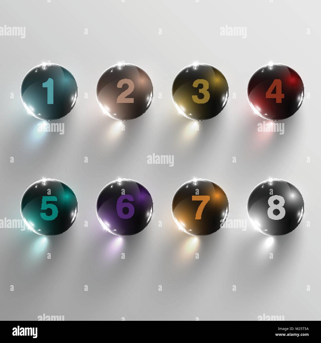 Vector glass design concept template Stock Vector Image & Art - Alamy