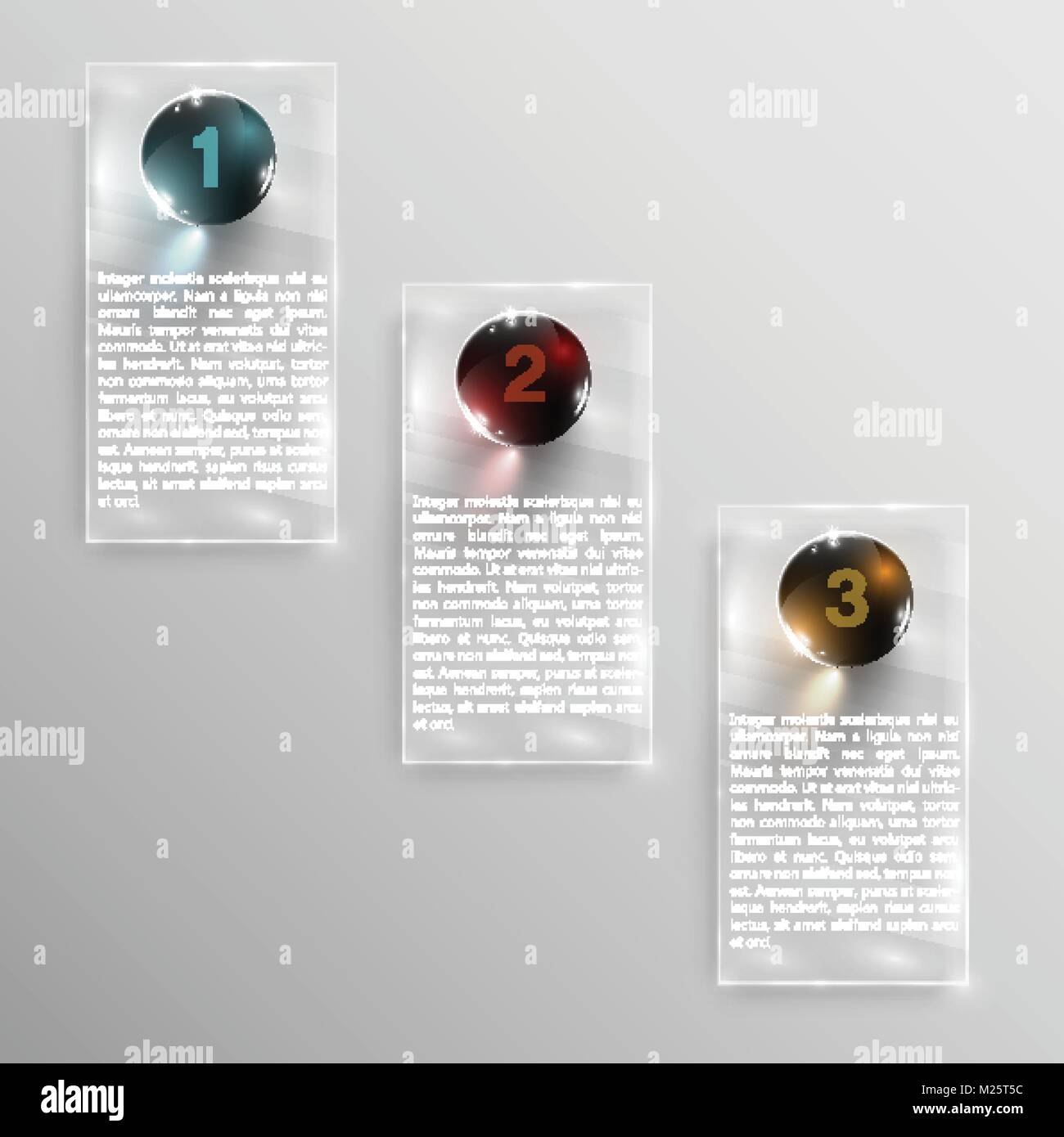 Vector glass design concept template Stock Vector Image & Art - Alamy