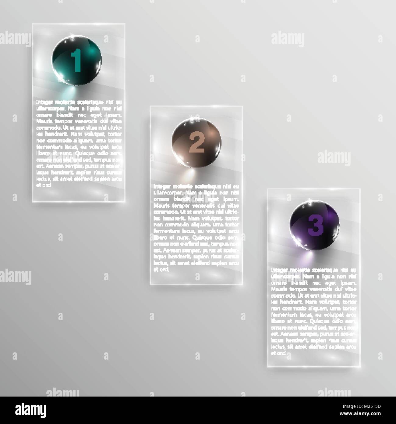 Vector glass design concept template Stock Vector Image & Art - Alamy