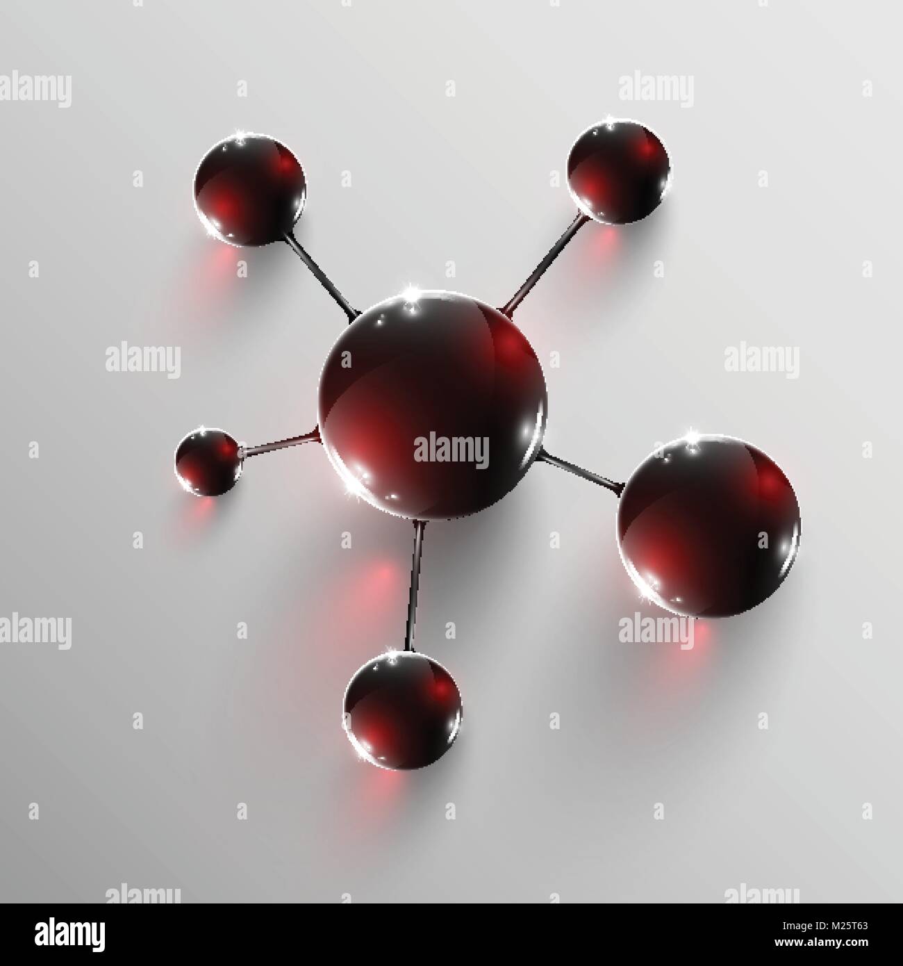Surface molecule Stock Vector Images - Alamy