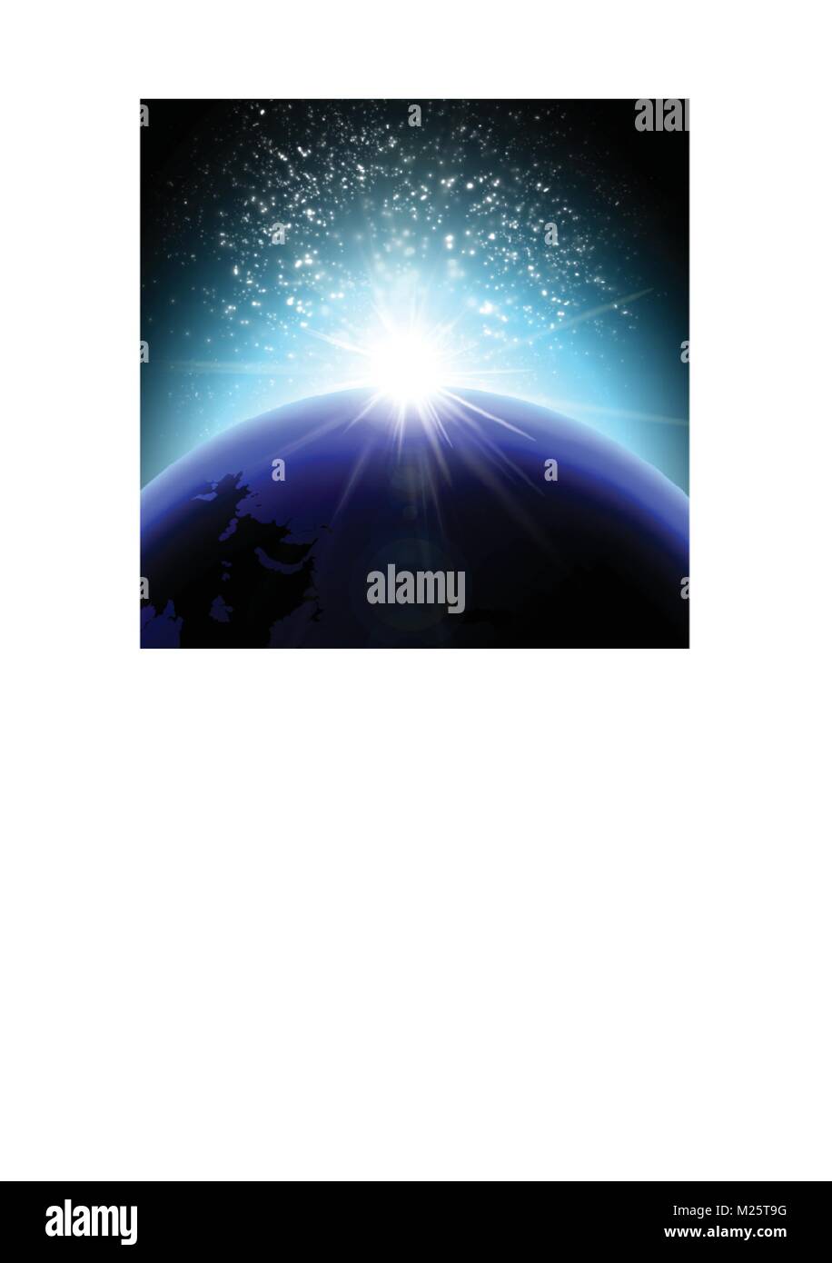 From space Stock Vector Images - Alamy