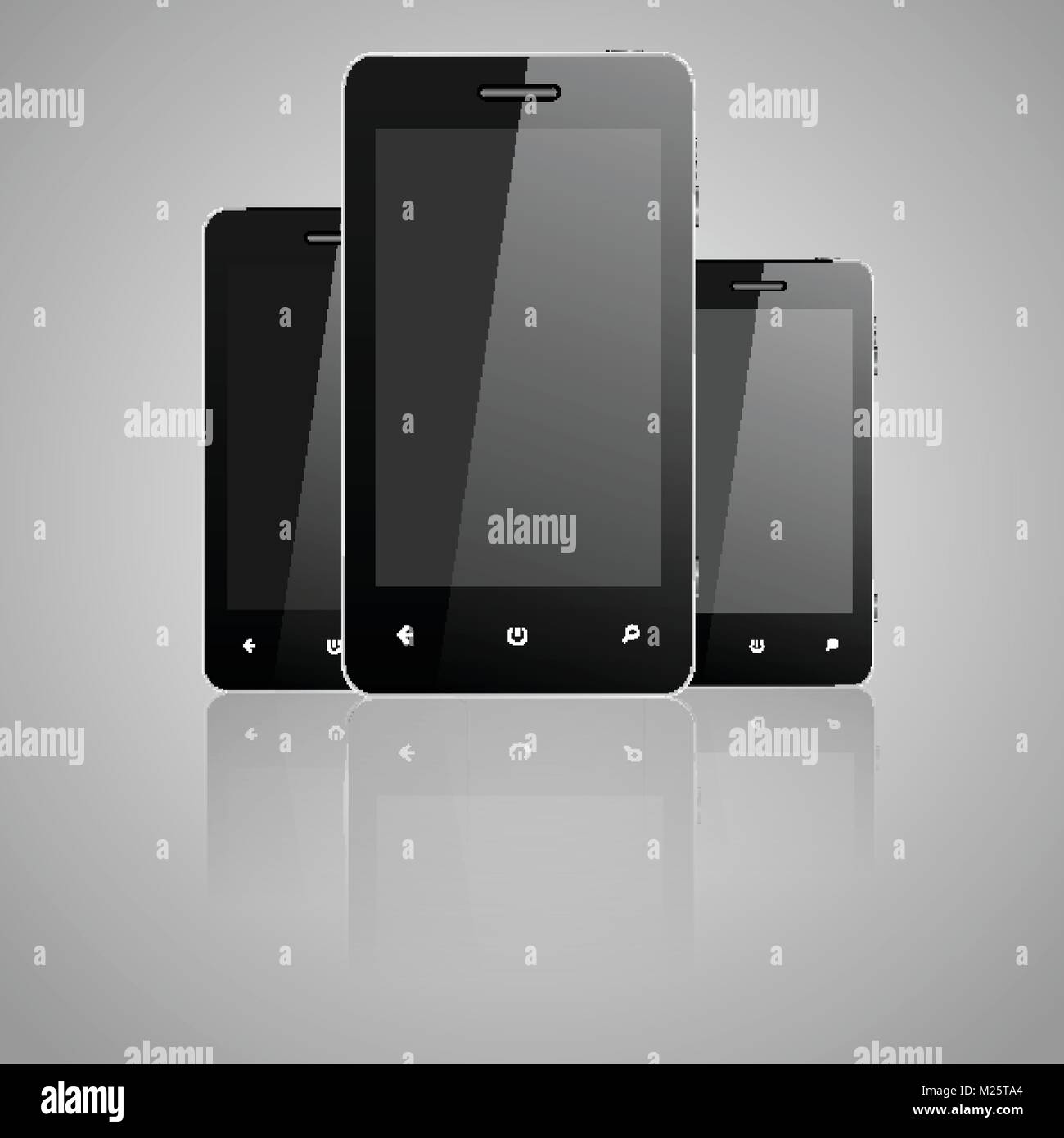 Three vector telephones Stock Vector Image & Art - Alamy