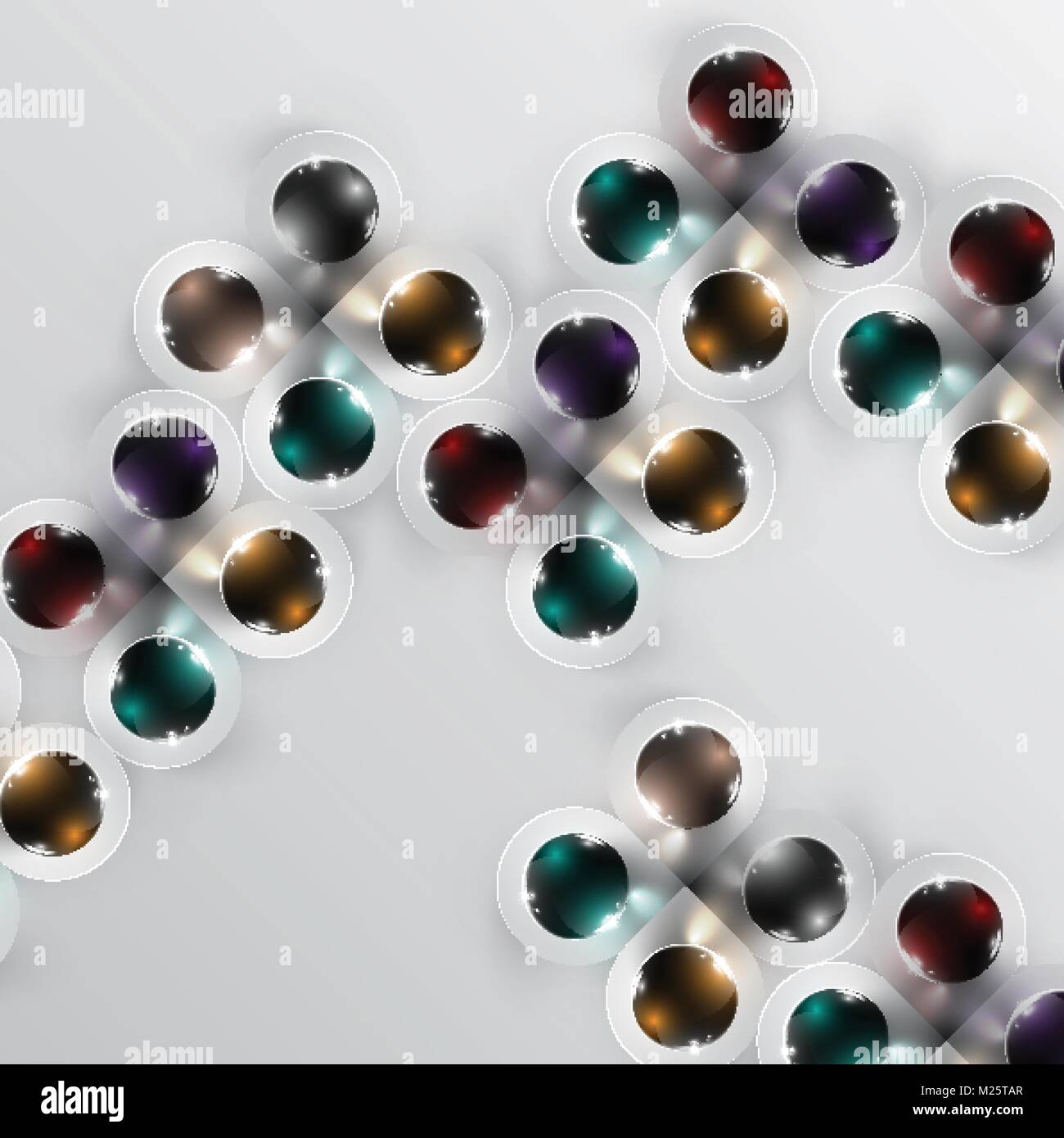 Colorful spheres vector background Stock Vector Image & Art - Alamy