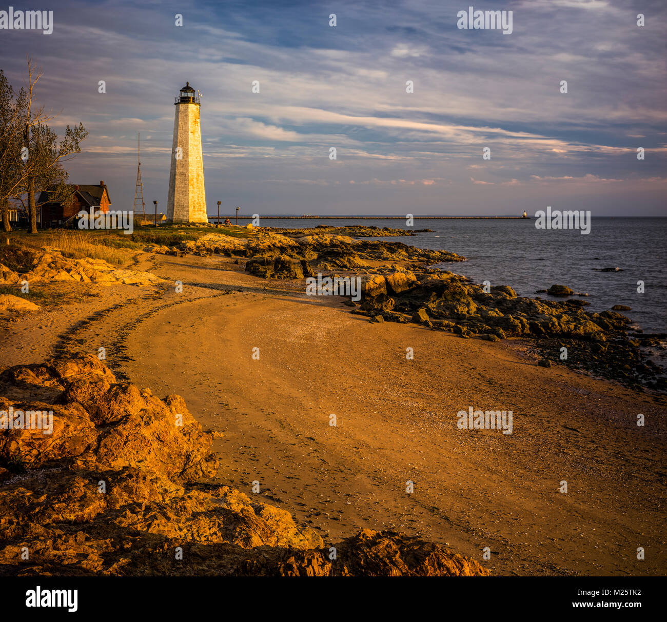 Lighthouse Point Park New Haven, Connecticut, USA Stock Photo - Alamy