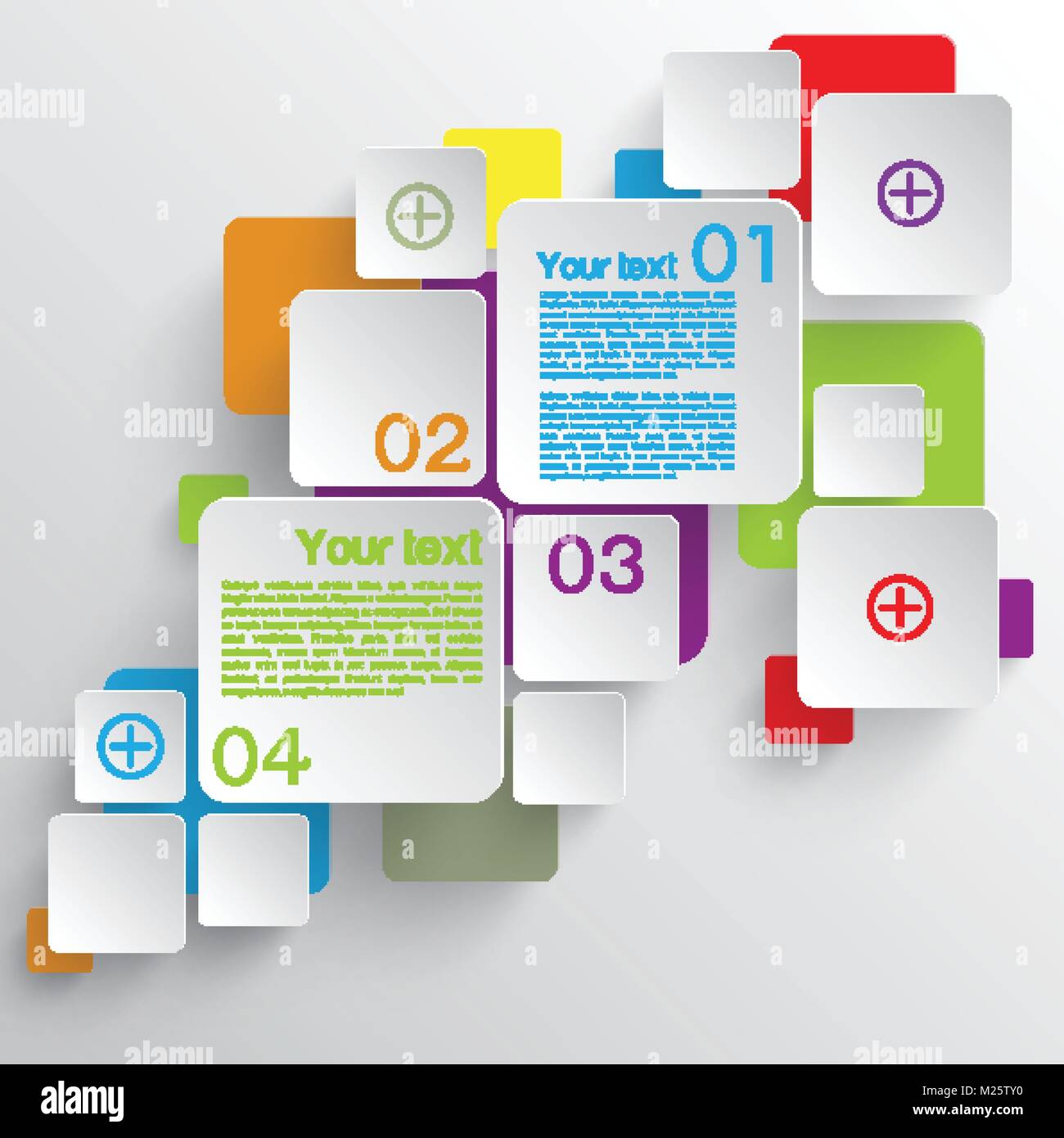 Clean abstract template for webdesign, vector illustration Stock Vector ...