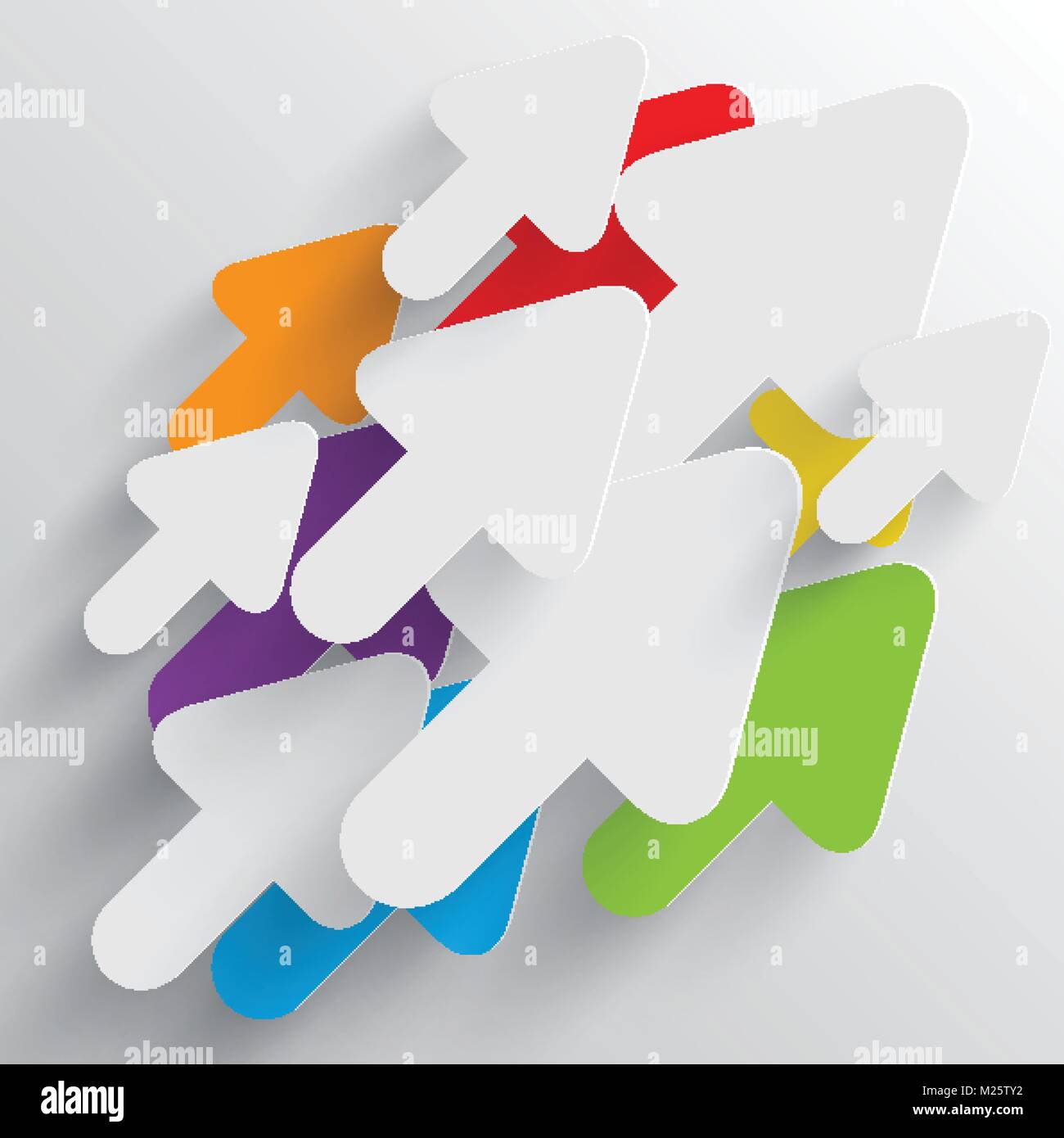 Red arrows display Stock Vector Images - Alamy