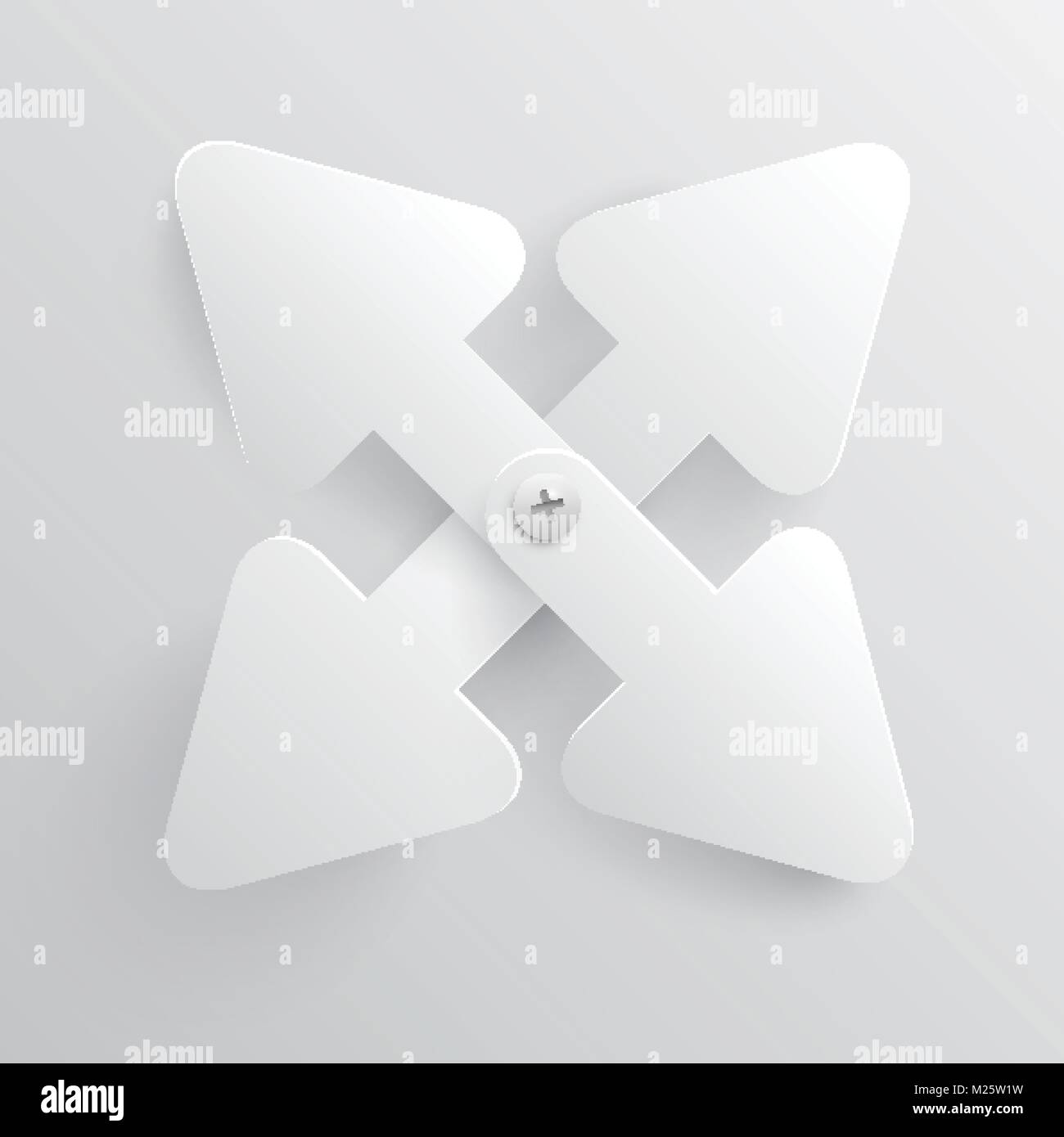 White arrows vector illustration Stock Vector Image & Art - Alamy