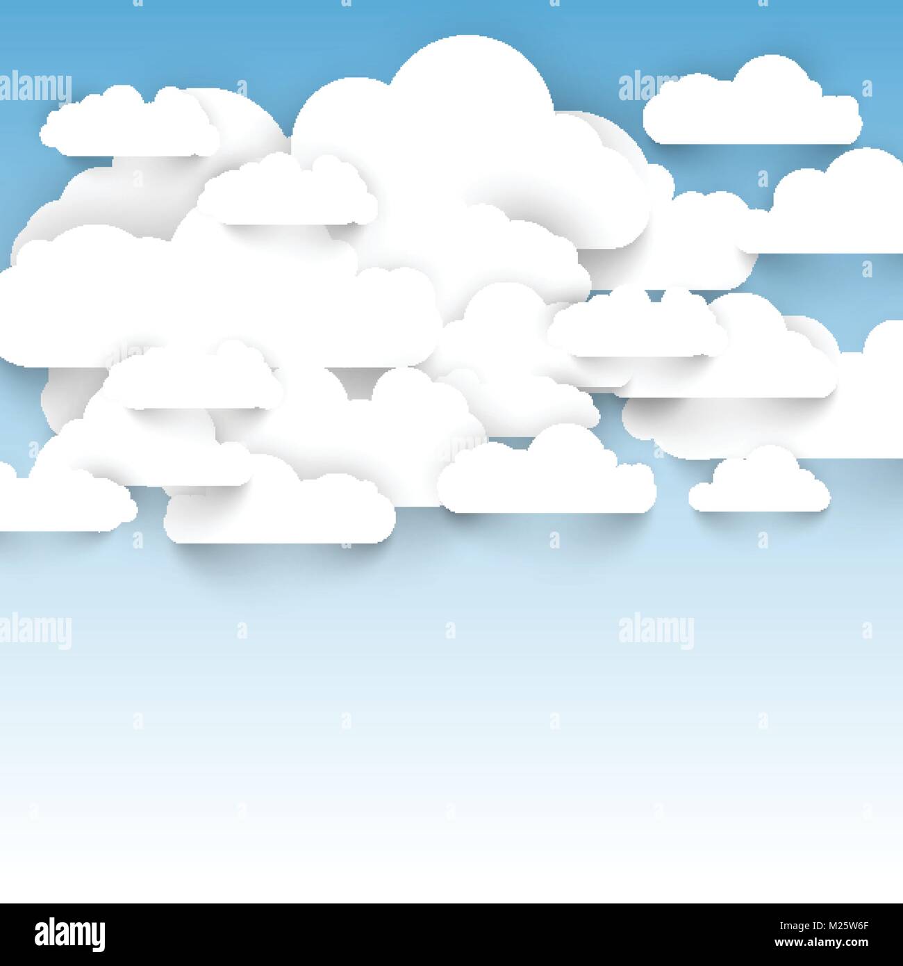 Abstract shape of clouds, vector illustration Stock Vector Image & Art ...
