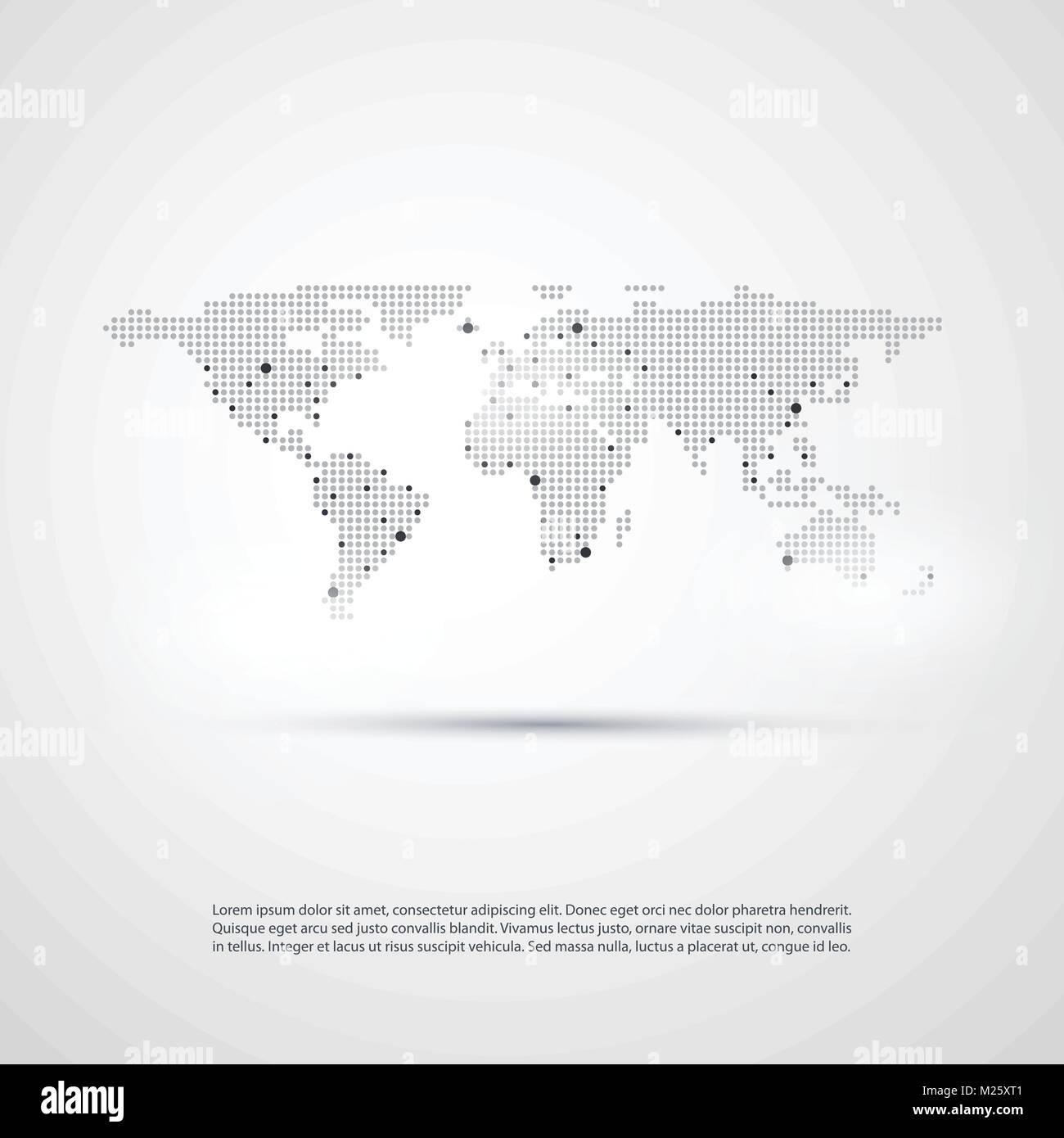 Cloud Computing And Networks With World Map Abstract Global Business