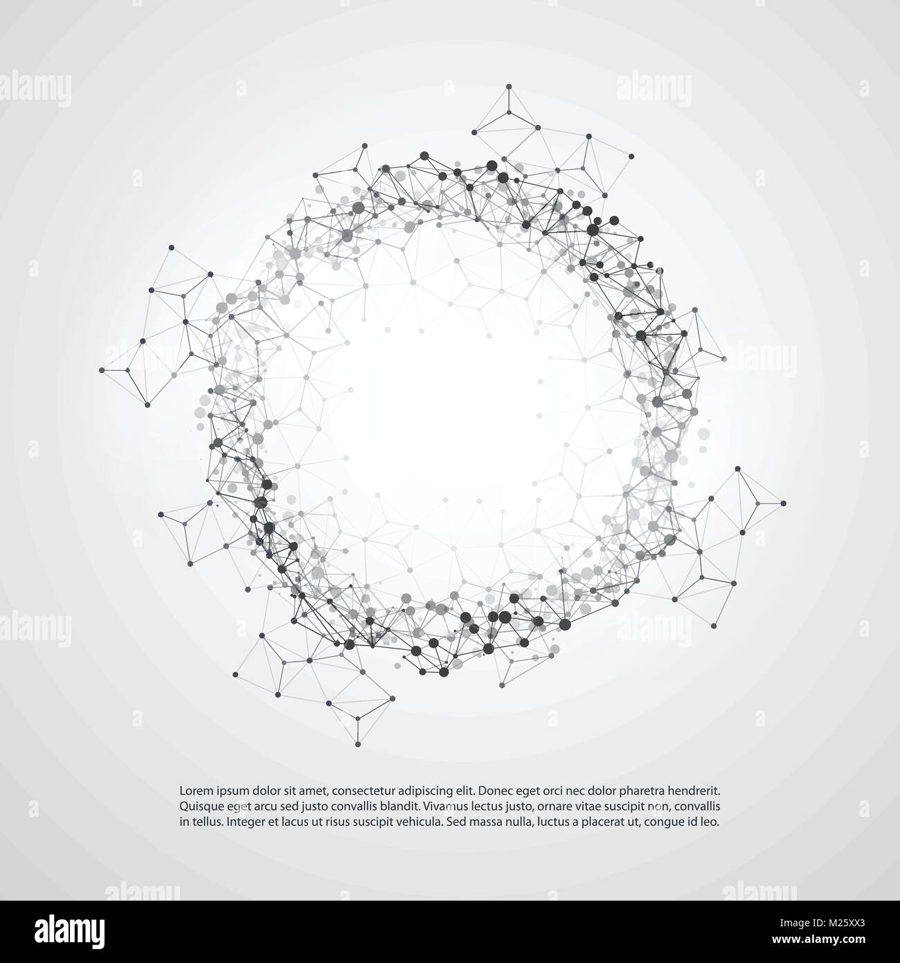 Abstract Cloud Computing and Global Network Connections Concept Design ...