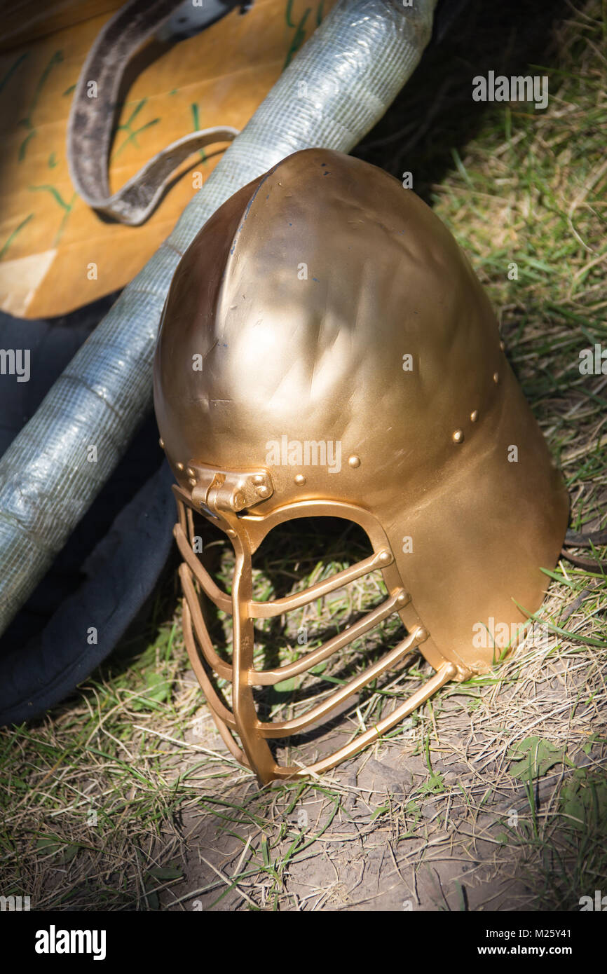Armour of the medieval knight Stock Photo - Alamy