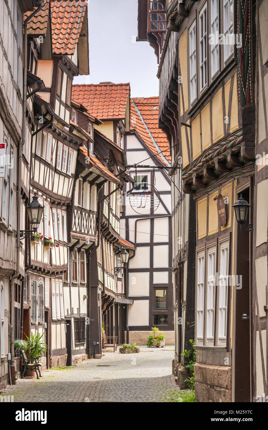 German timber frame road hi-res stock photography and images - Alamy