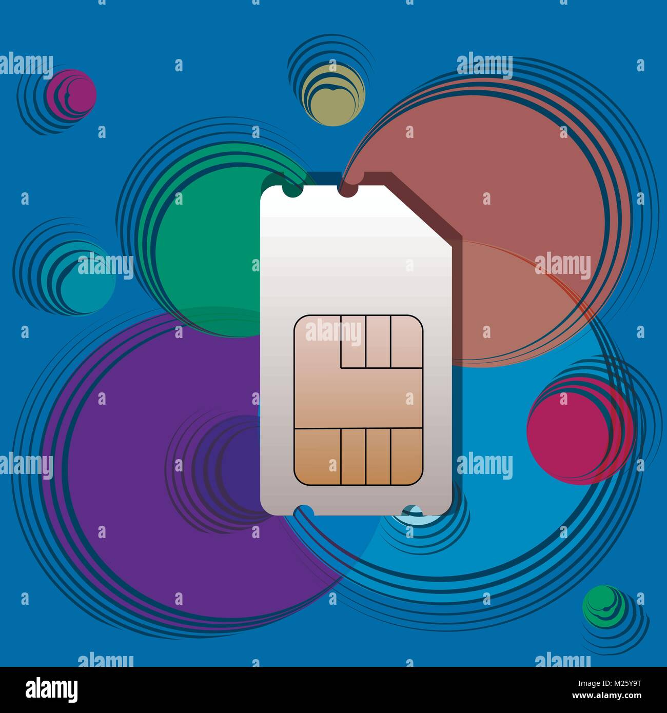 Vector SIM Cards Mobile chip. Vector icon Stock Vector Image & Art - Alamy