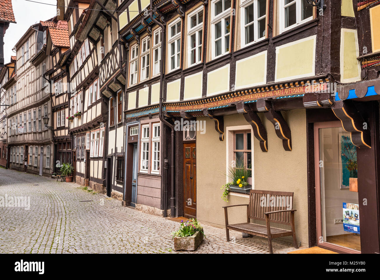 German timber frame road hi-res stock photography and images - Alamy