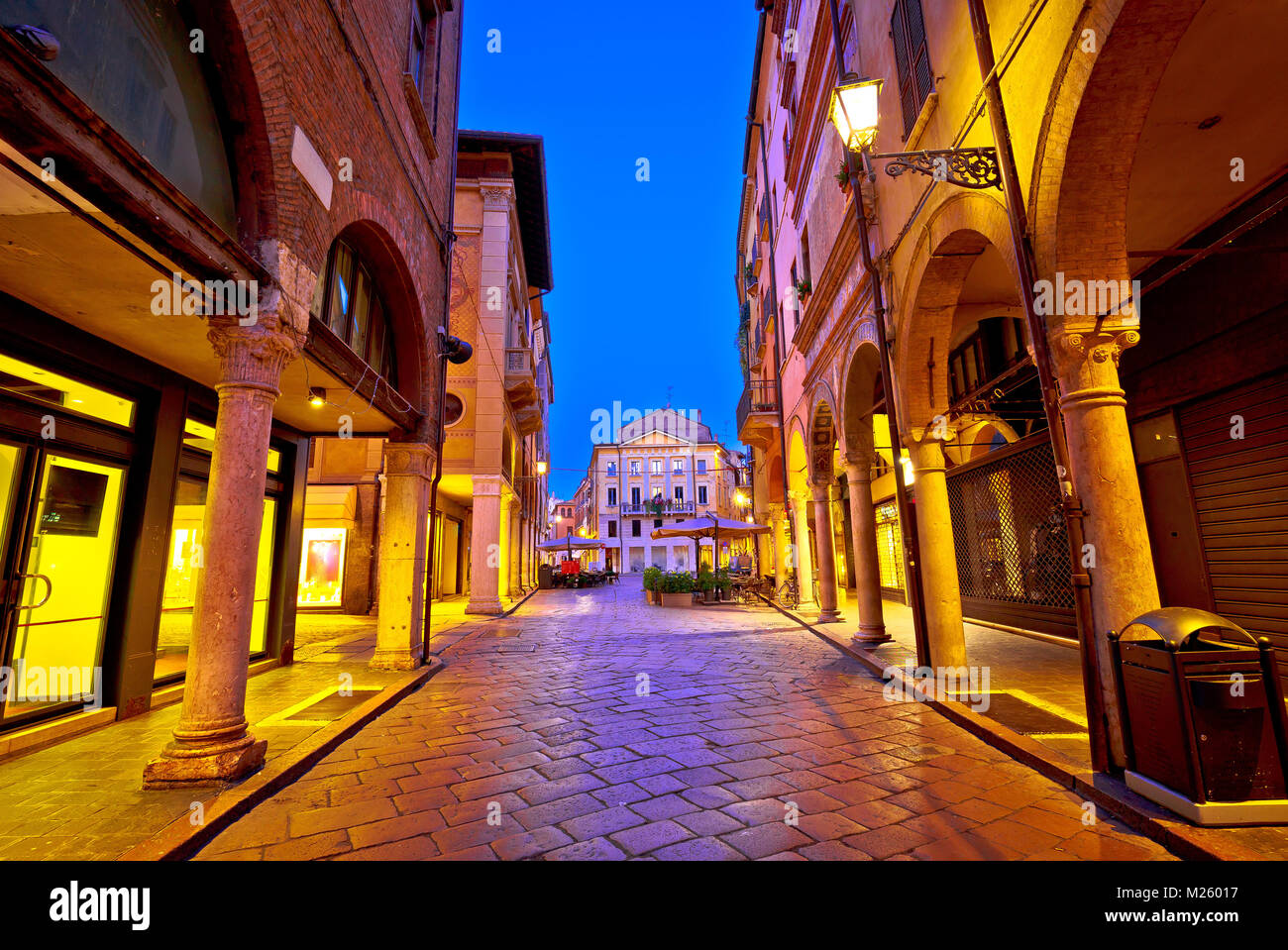 Mantova city street evening view, European capital of culture and ...