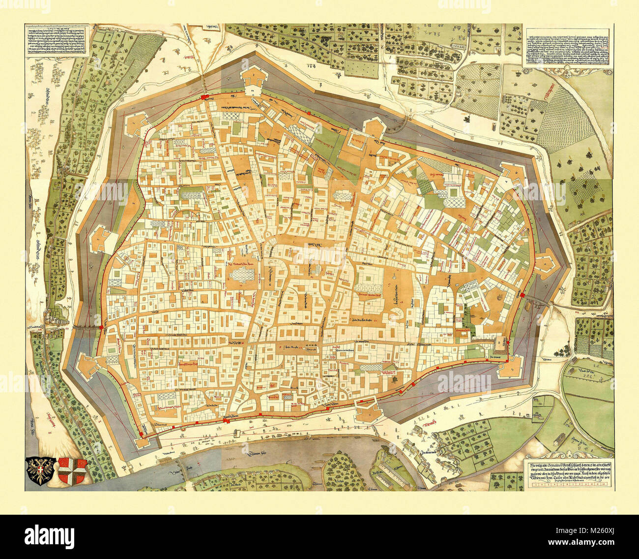 Map of vienna hi-res stock photography and images - Alamy