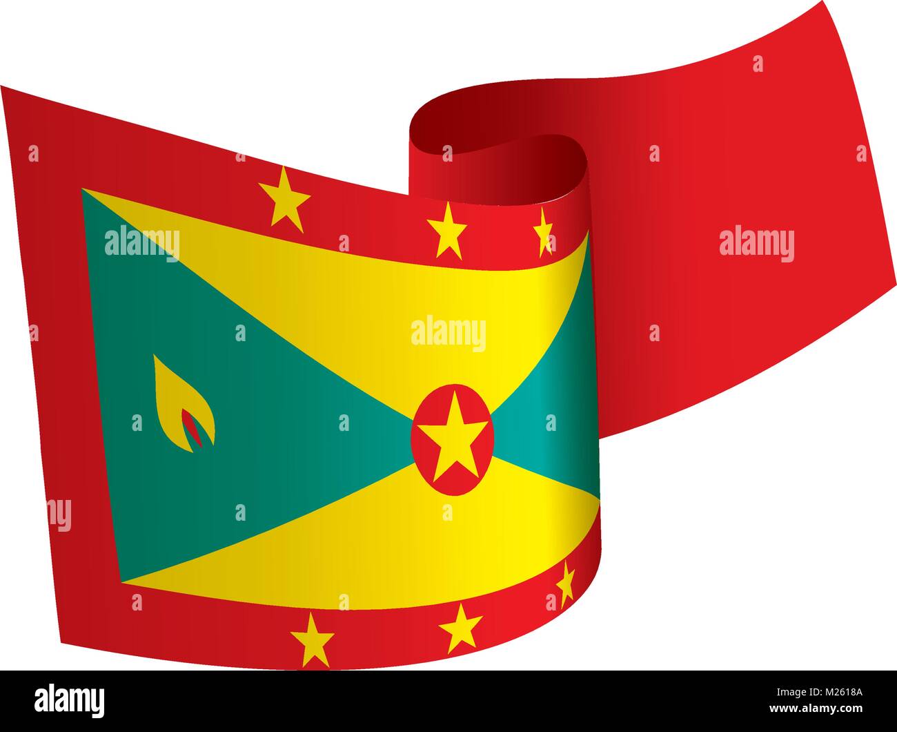 Grenada flag, vector illustration Stock Vector Image & Art - Alamy