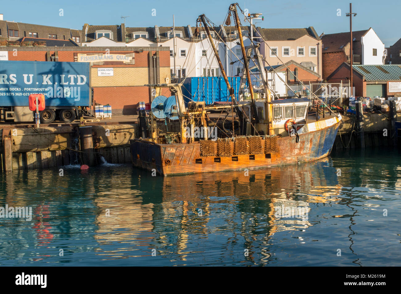 Camber Docks Portsmouth Stock Photo - Alamy