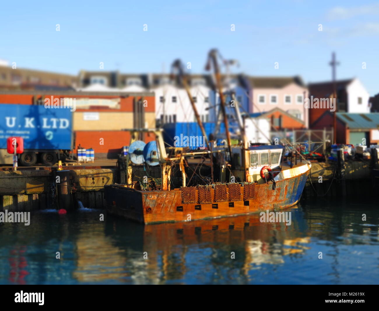 Camber Docks Portsmouth Stock Photo - Alamy