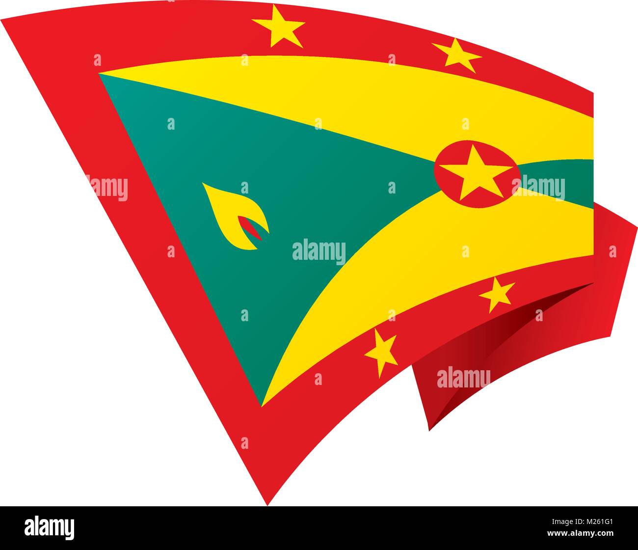 Grenada flag, vector illustration Stock Vector Image & Art - Alamy