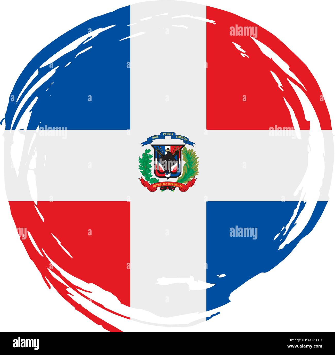 Dominicana flag, vector illustration Stock Vector Image & Art - Alamy