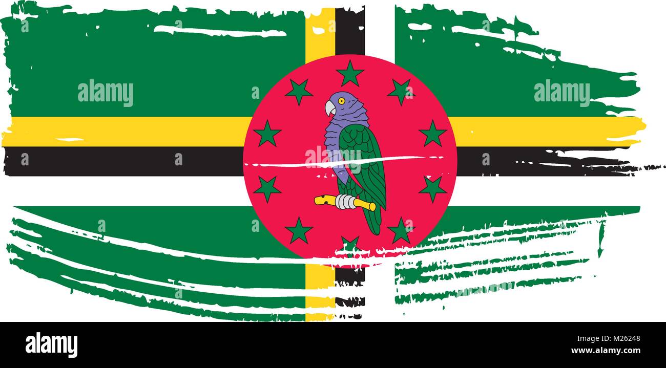 Dominica flag, vector illustration Stock Vector Image & Art - Alamy