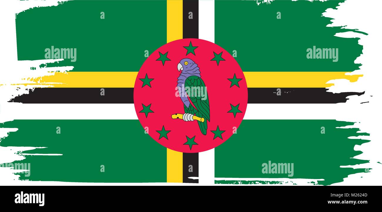 Dominica flag, vector illustration Stock Vector Image & Art - Alamy