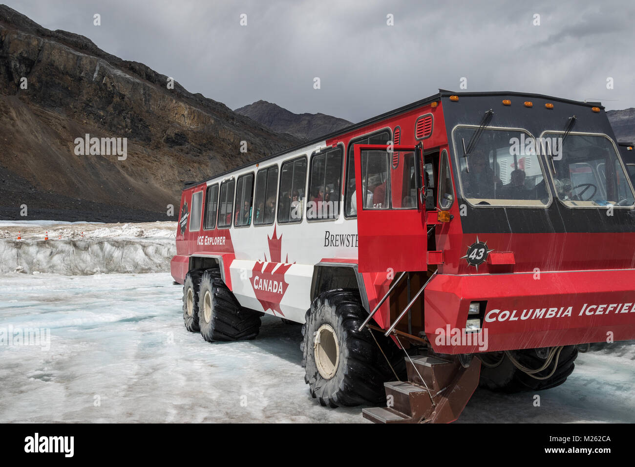 Athabasca Glacier Ice Explorer Stock Photos & Athabasca Glacier Ice ...