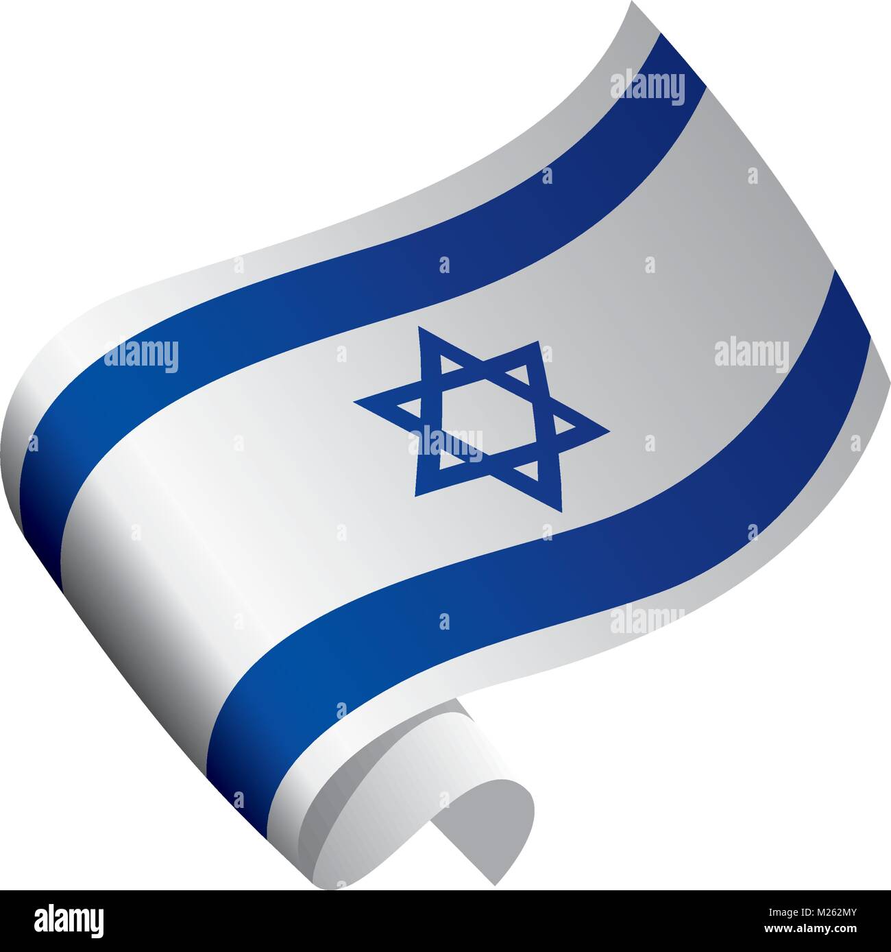 Israel flag, vector illustration Stock Vector Image & Art - Alamy