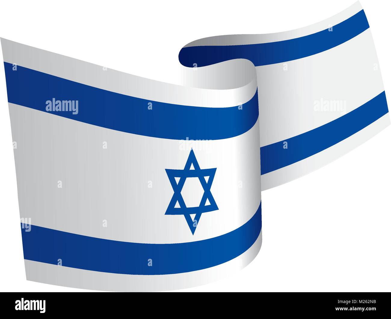 Israel flag, vector illustration Stock Vector Image & Art - Alamy