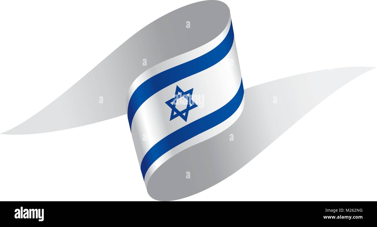 Israel flag, vector illustration Stock Vector Image & Art - Alamy