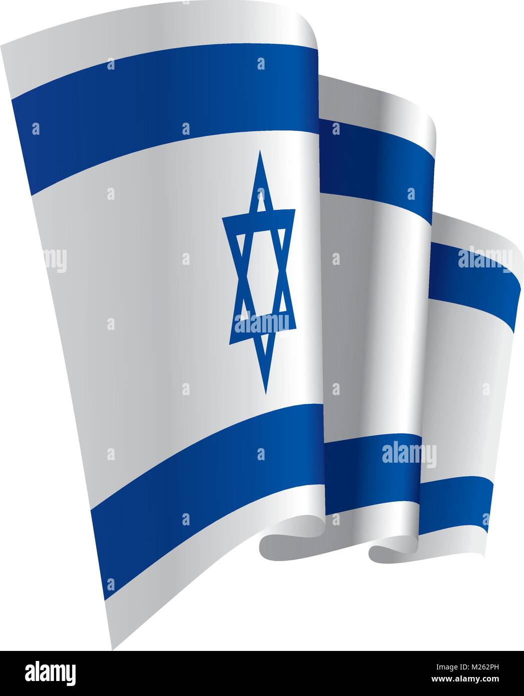 Israel flag, vector illustration Stock Vector Image & Art - Alamy